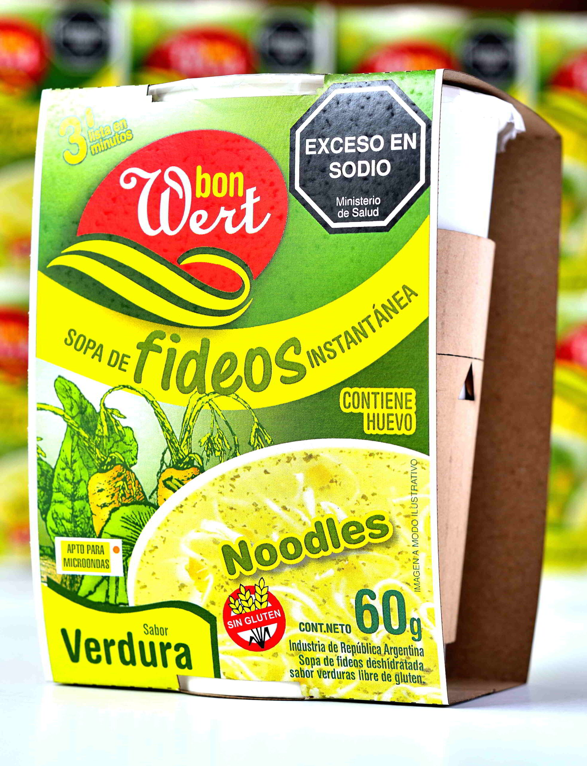 Fideos instantáneos sabor verduras – Caldos, sopas y mezclas ...